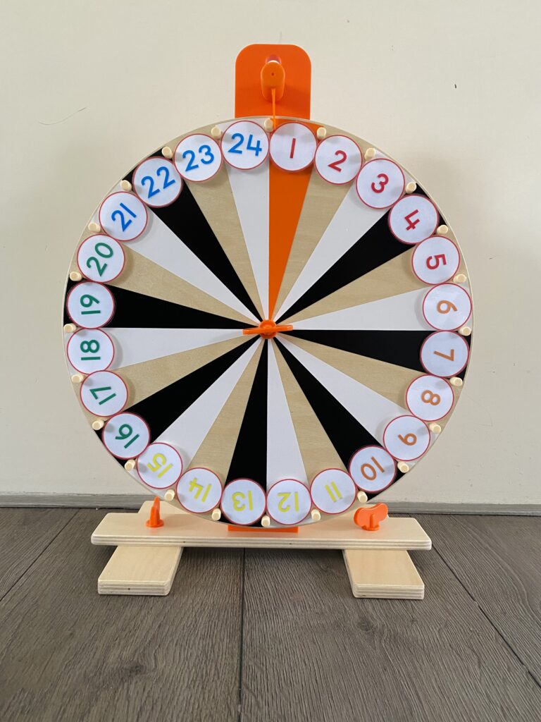 Cijfers, letters, kleuren en vormen bundel draairad – Kleuterpret